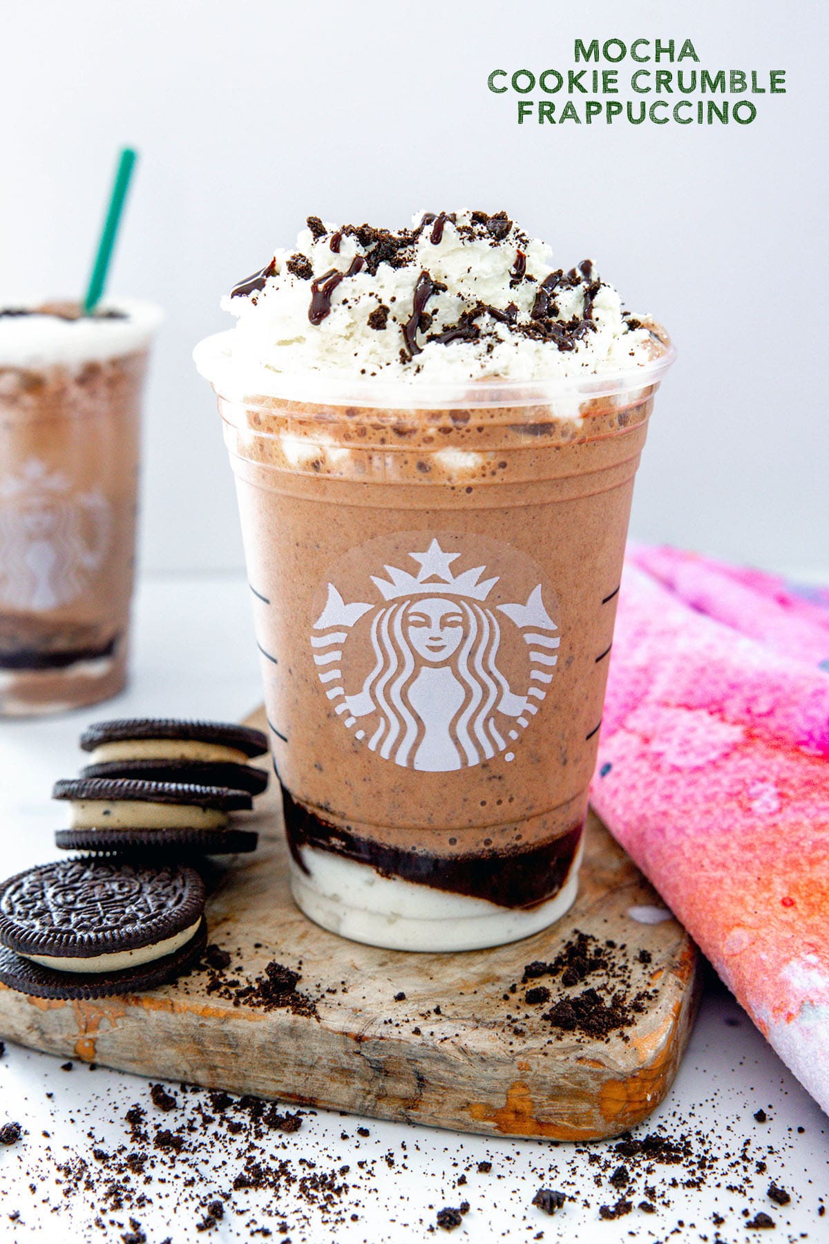 Mocha Cookie Crumble Frappuccino Starbucks Copycat