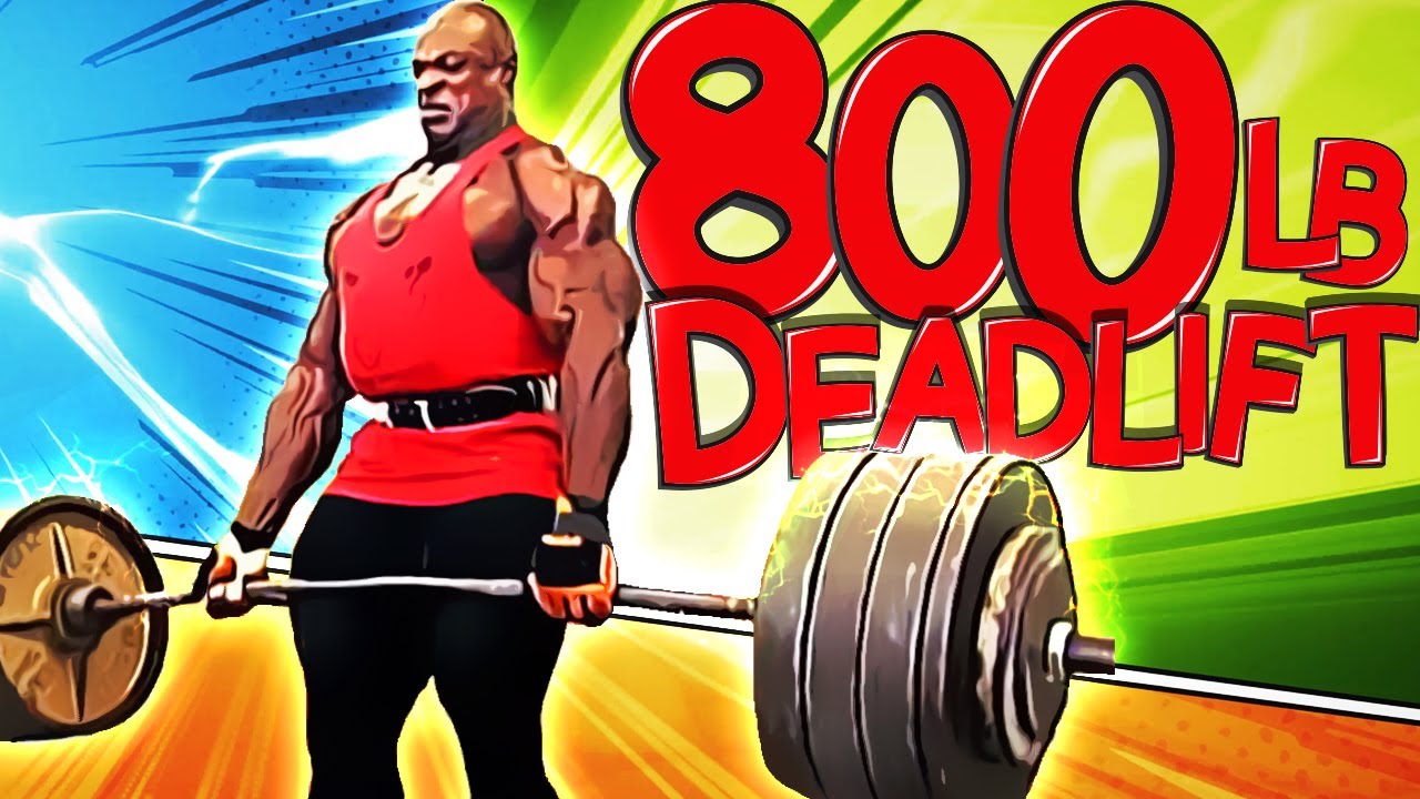 RONNIE COLEMAN Deadlifts 800LBS for REPS