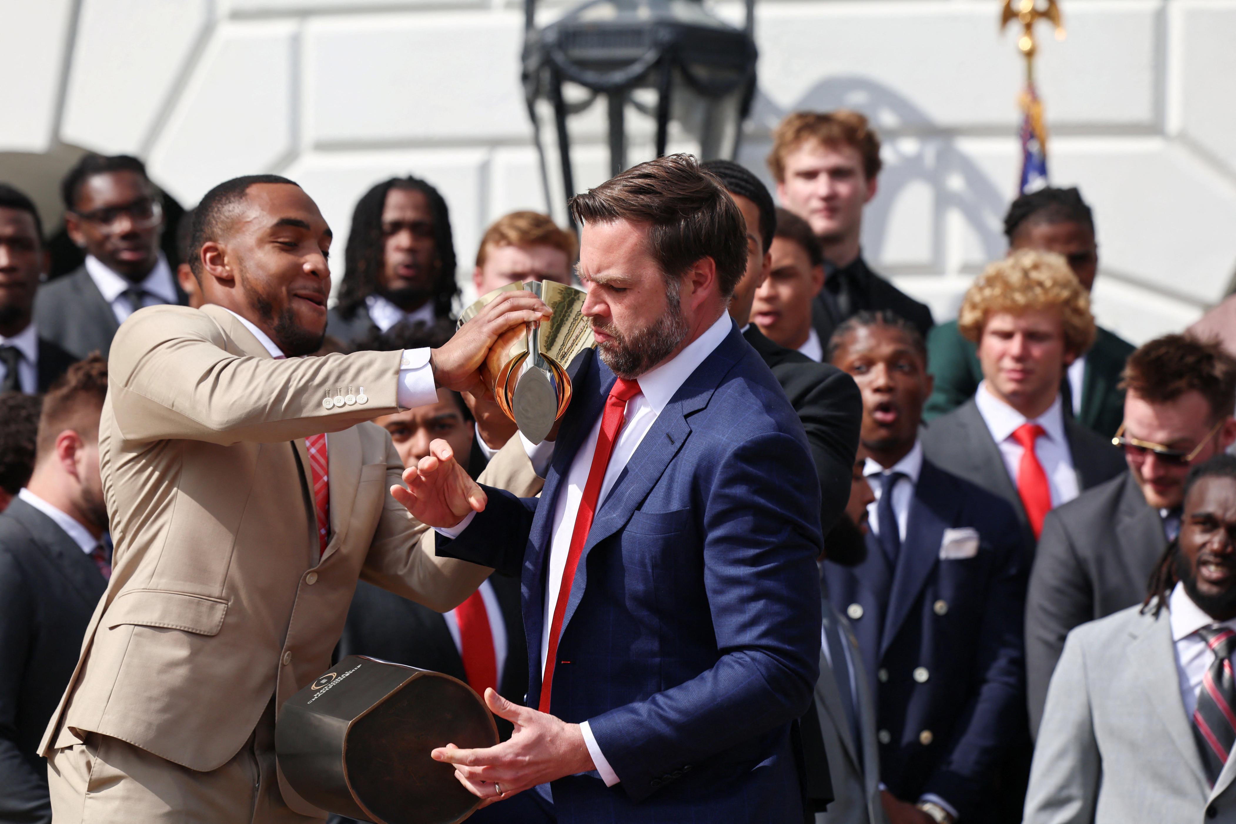 I call Trump 'President Tariff'. Even I can't slam OSU for White House ...