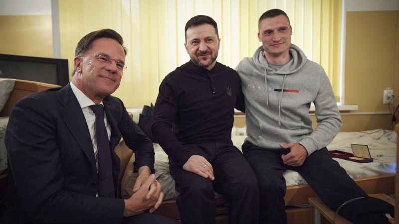 NATO chief Mark Rutte reaffirms support for Ukraine during surprise ...