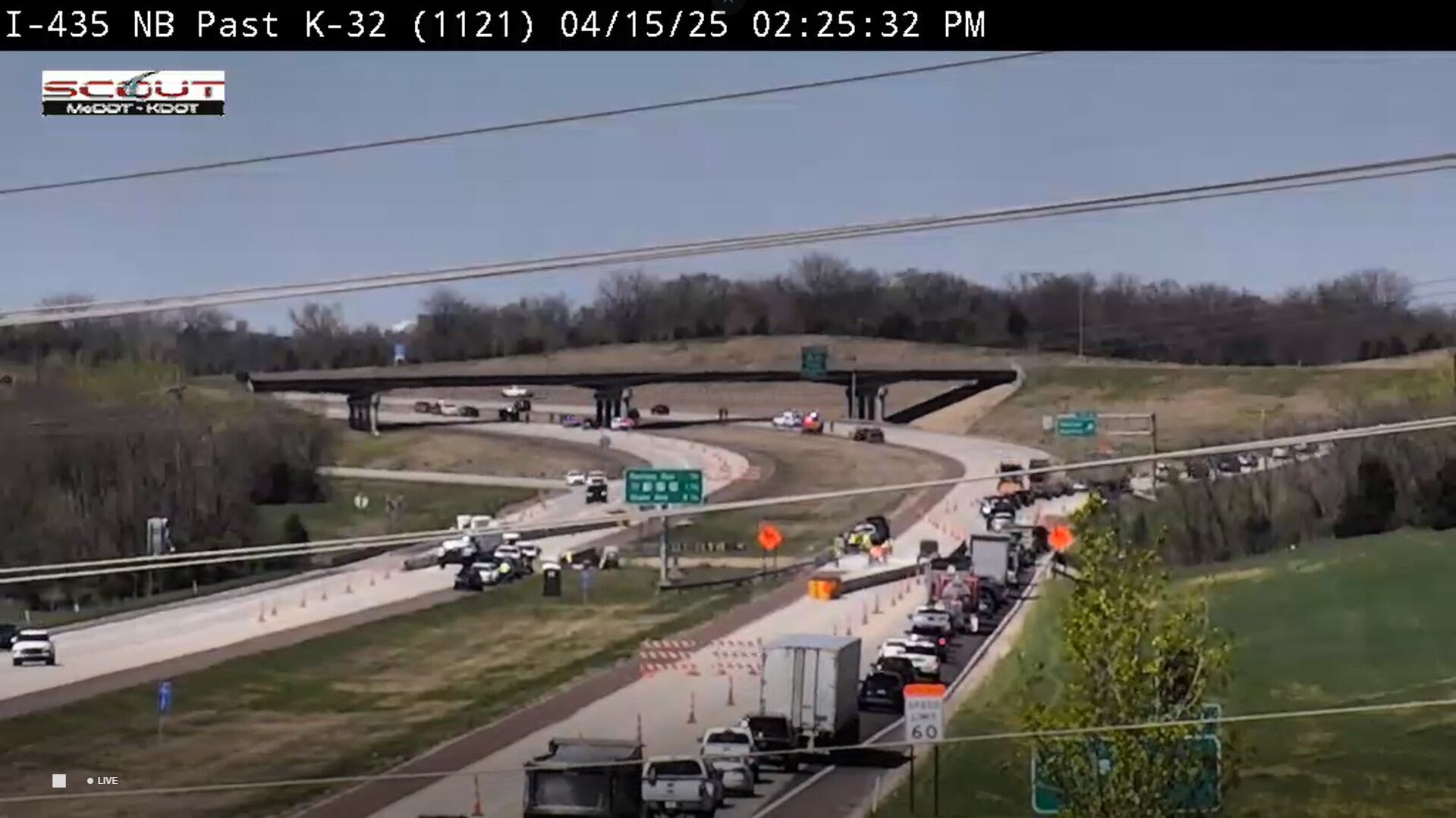 TRAFFIC ALERT: Both directions of I-435 at Kansas Avenue reopen after ...