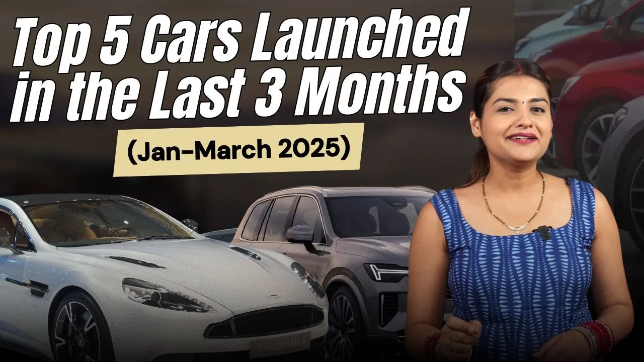 Top Five Cars Launched from January to March 2025