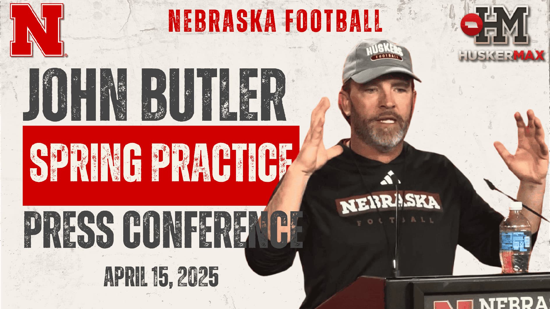 Nebraska Football Defensive Coordinator John Butler - Spring Practices ...