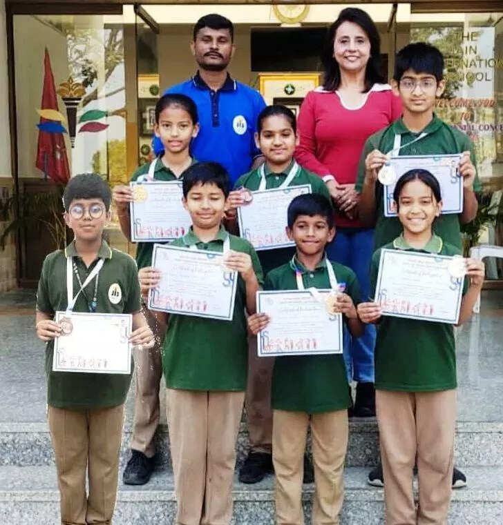 Jain International School students excel at martial arts competition