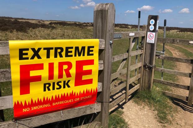 National park issues fire alert to members of the public after dry ...