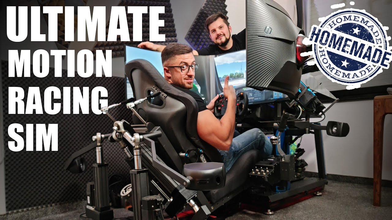 Ex-Rimac Engineer Builds Insane DIY Motion Racing Simulator! 🛠️ | Next ...