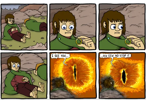 40 Lord of The Rings Comics Drawn Better Than The One Ring To Sauron