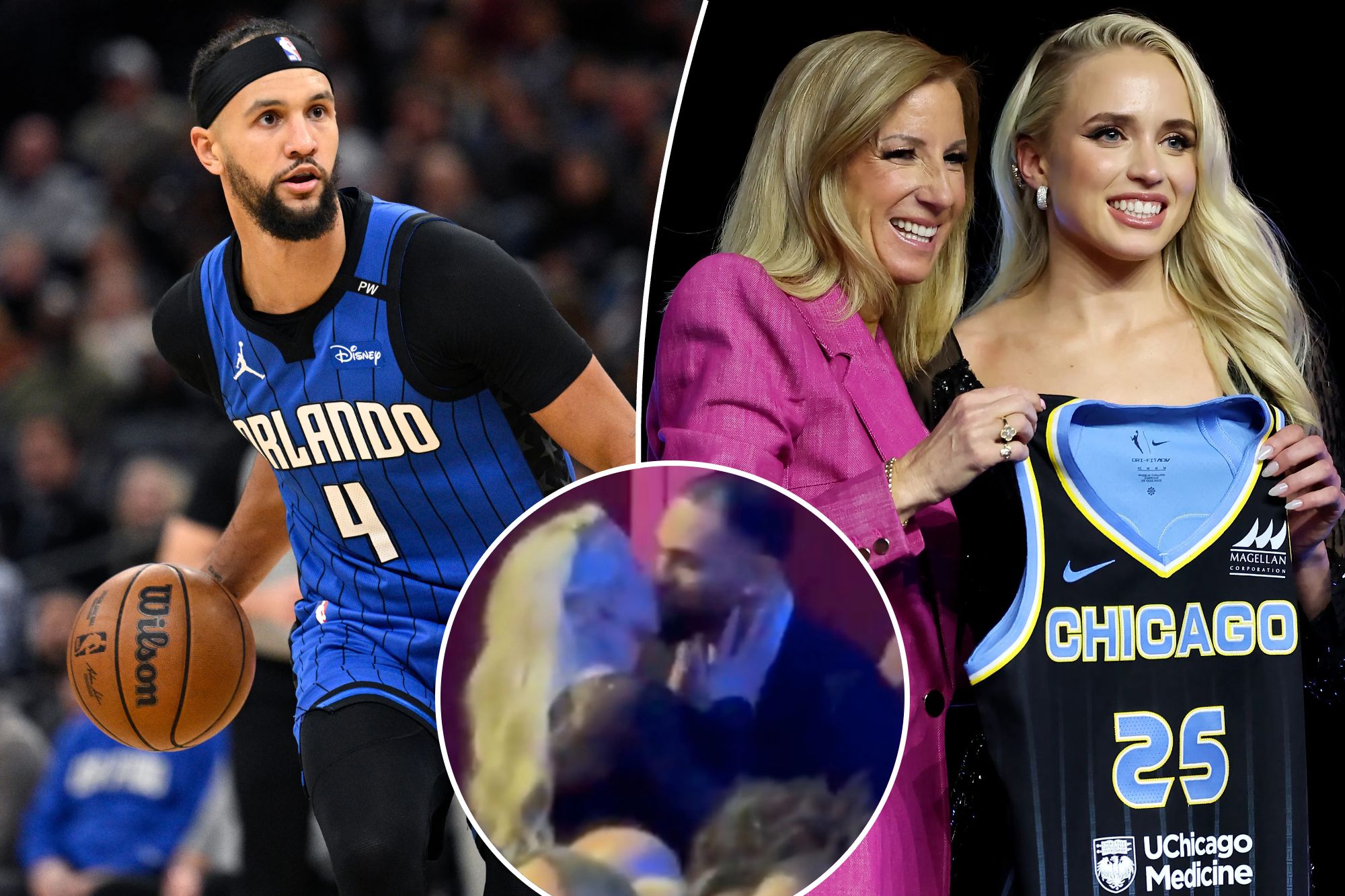 Hailey Van Lith kisses NBA boyfriend Jalen Suggs in sweet 2025 WNBA ...