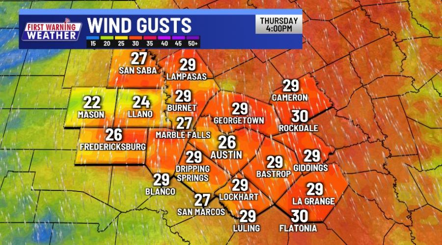 Strong winds today along with higher risk for today