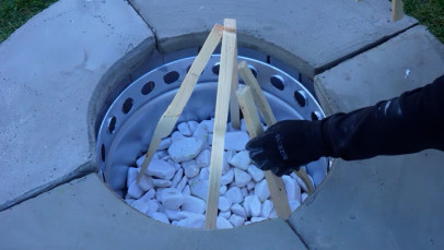 Smokeless Fire Pit DIY Idea