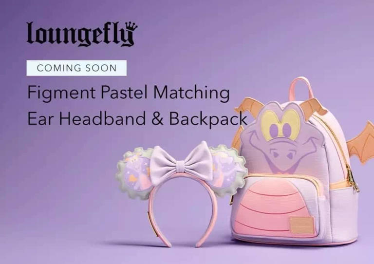 Pastel Figment Loungefly Mini Backpack and Ears Coming Soon!