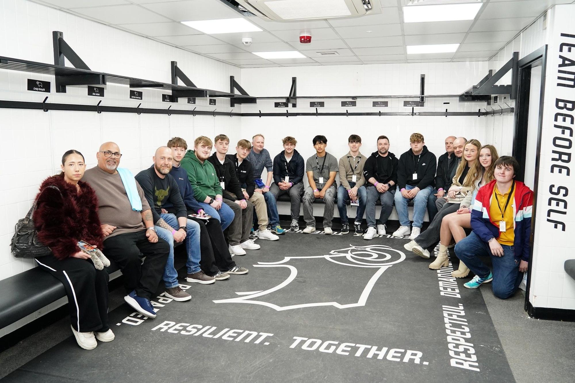Students go pitch-side at exclusive University DCFC event