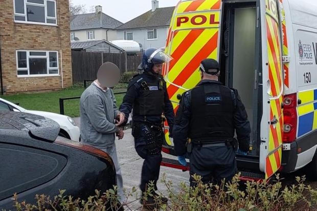 Police bust down doors across Southend and Basildon in early hours car ...