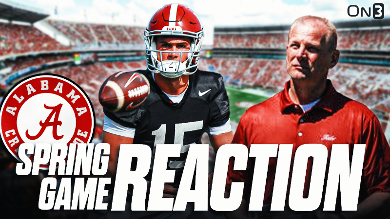 Alabama Spring Game REACTION | A-Day QB Battle UPDATE