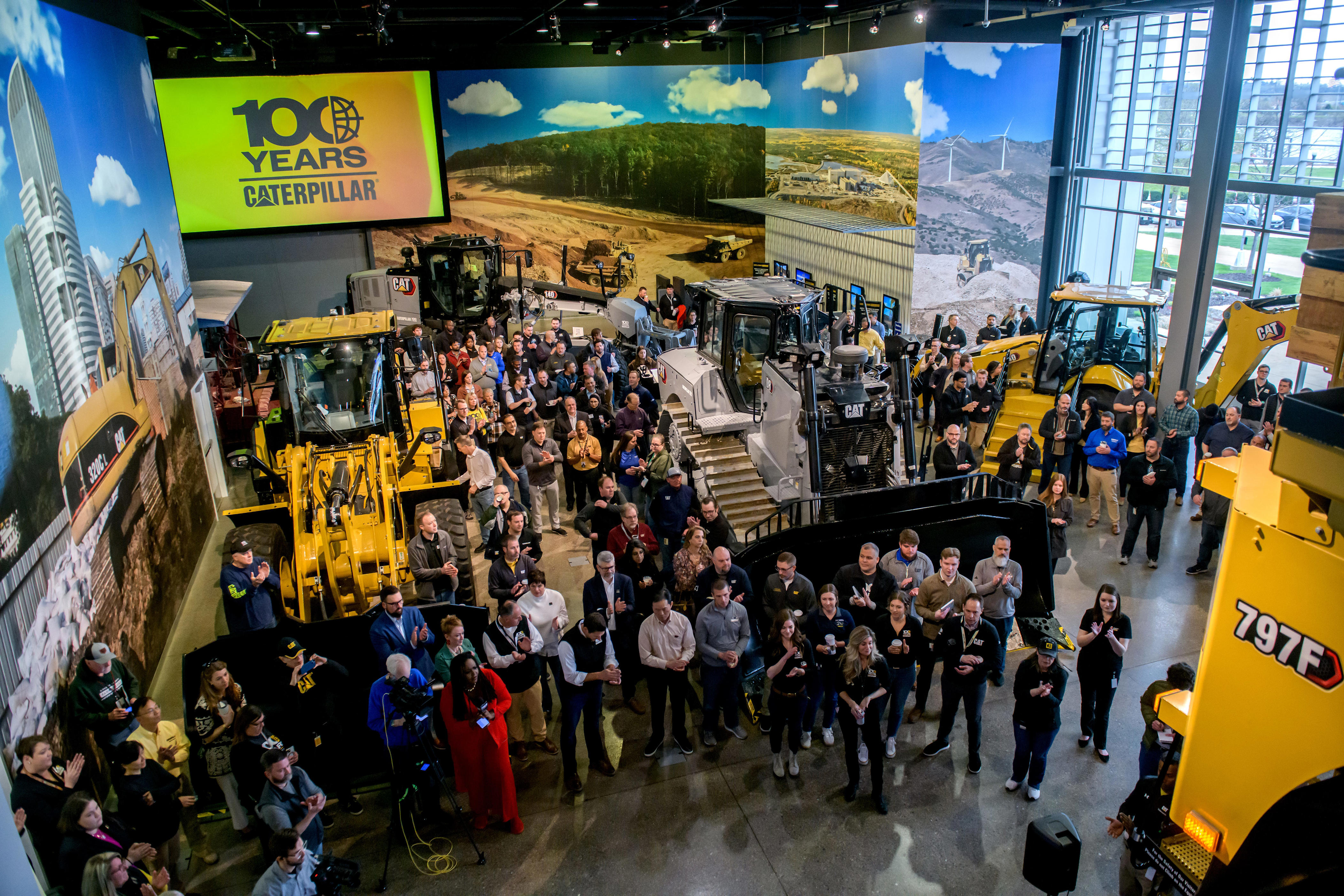 'Once in a lifetime': Caterpillar celebrates 100th anniversary with ...