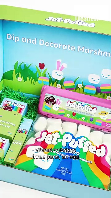 Jet-Puffed is offering a cheaper alternative to egg-dying this Easter