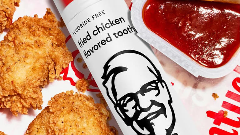 KFC releases fried chicken-flavored toothpaste and it’s already sold out