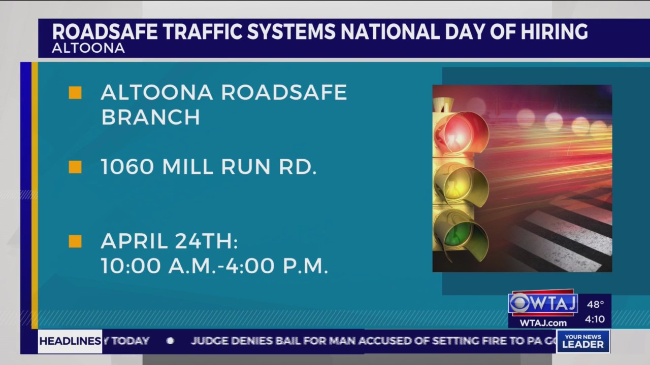 RoadSafe Traffic Systems to host national day of hiring in Altoona