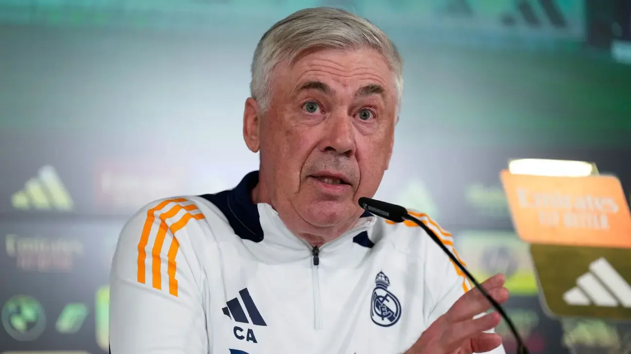 UCL: Ancelotti confirms Real Madrid squad to face Arsenal at Bernabeu