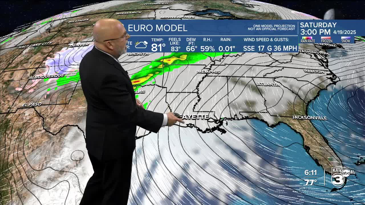 KATC Weather Forecast 6pm 04-15-25