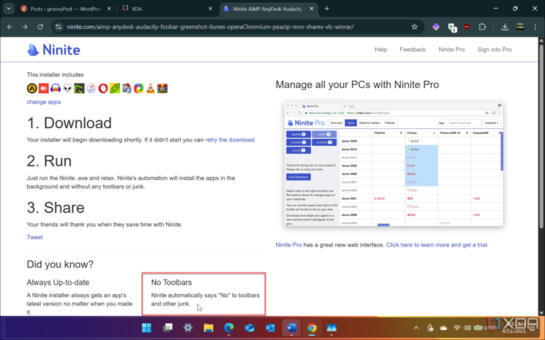 4 reasons I use Ninite instead of UniGetUI to install open-source apps