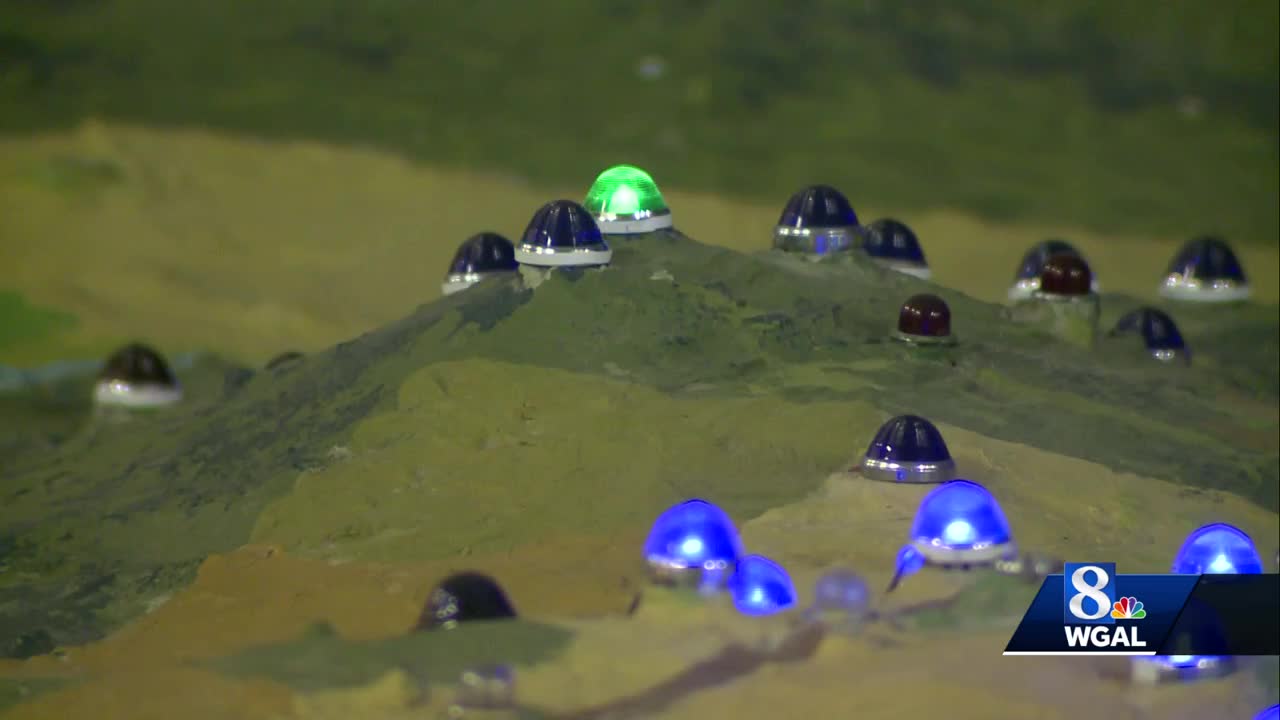 A piece of history the Gettysburg Electric Map