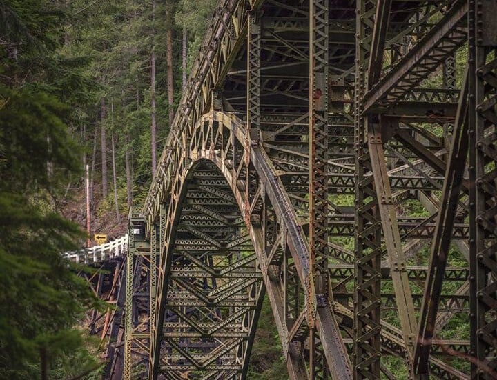 Fairfax Bridge near Mount Rainier National Park