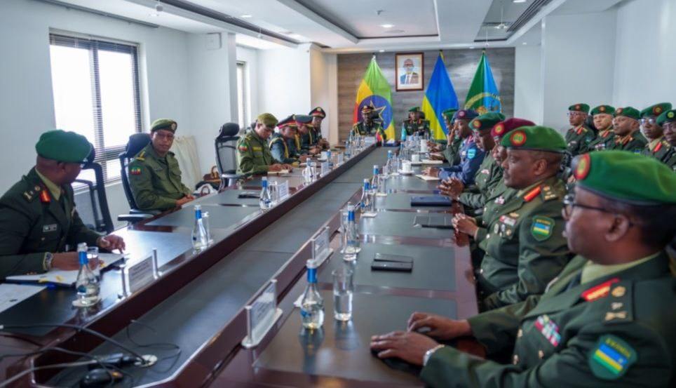 Field Marshal Birhanu Jula in Rwanda for Working Visit