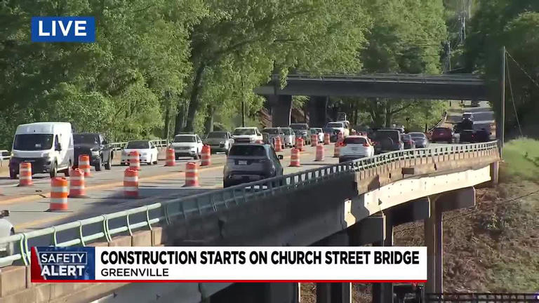 First Alert Traffic: Major downtown Greenville bridge project to begin ...