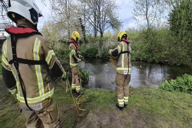 Firefighters practise water rescues as summer approaches