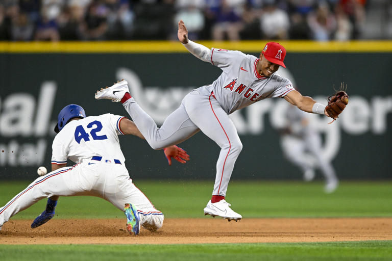 Tyler Mahle strikes out 9 over 6 innings as Rangers beat Angels 4-0 to ...
