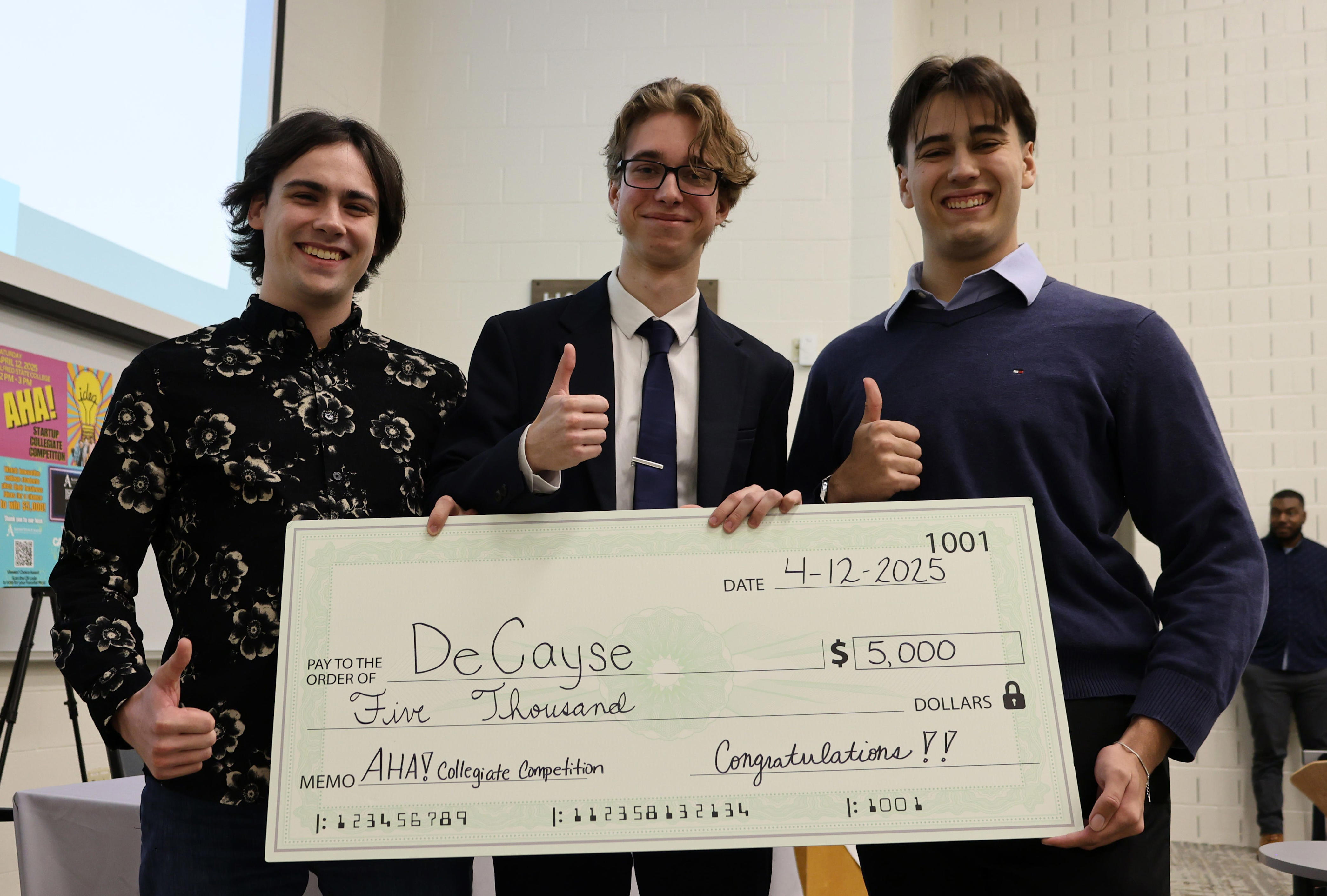 'AHA!' See the winners of Allegany County Startup Collegiate ...