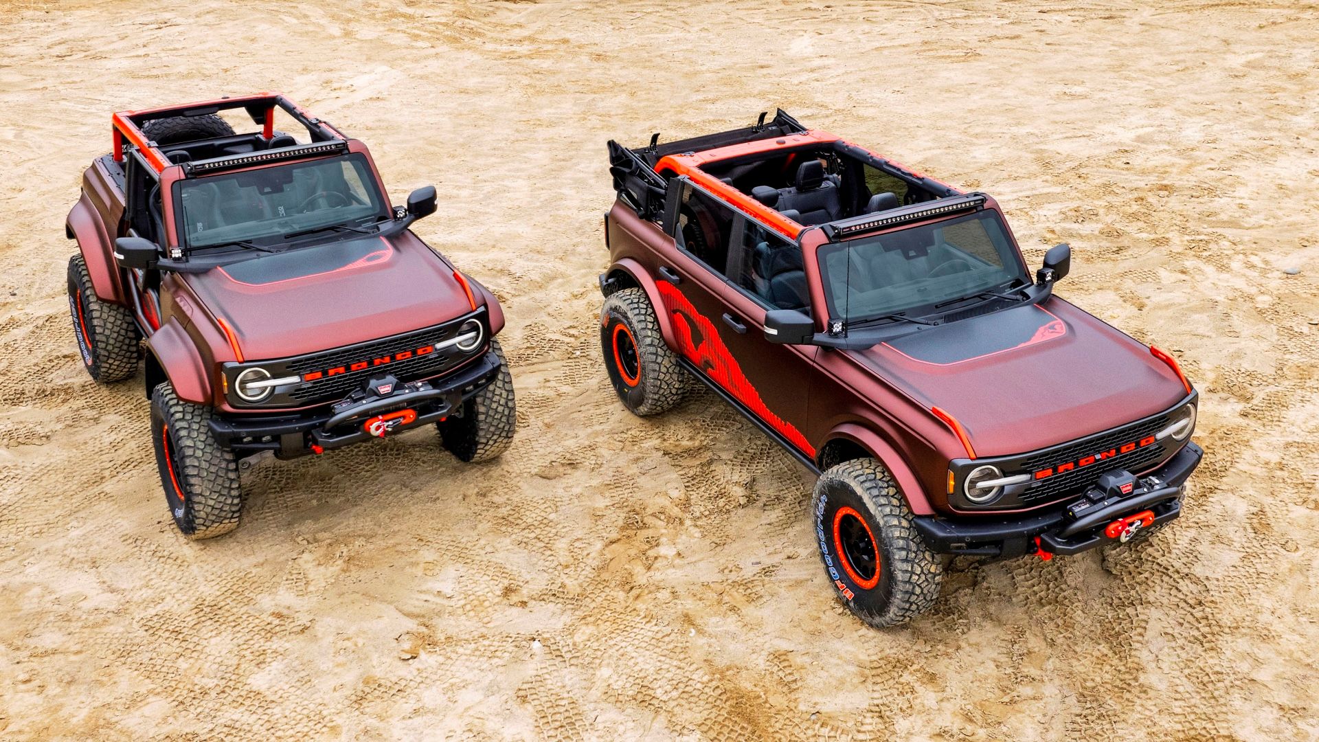 Ford Debuts Two Custom Broncos at Moab