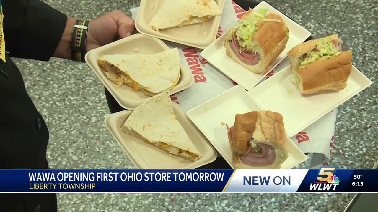 Wawa opens first store in Ohio this week. Take a look inside