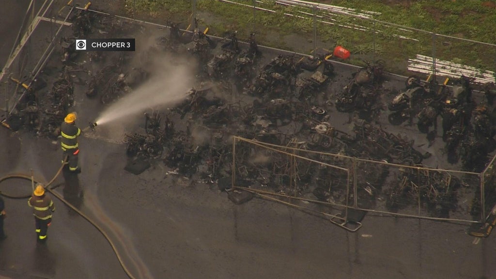 Multiple electric scooters burn in fire in South Philadelphia