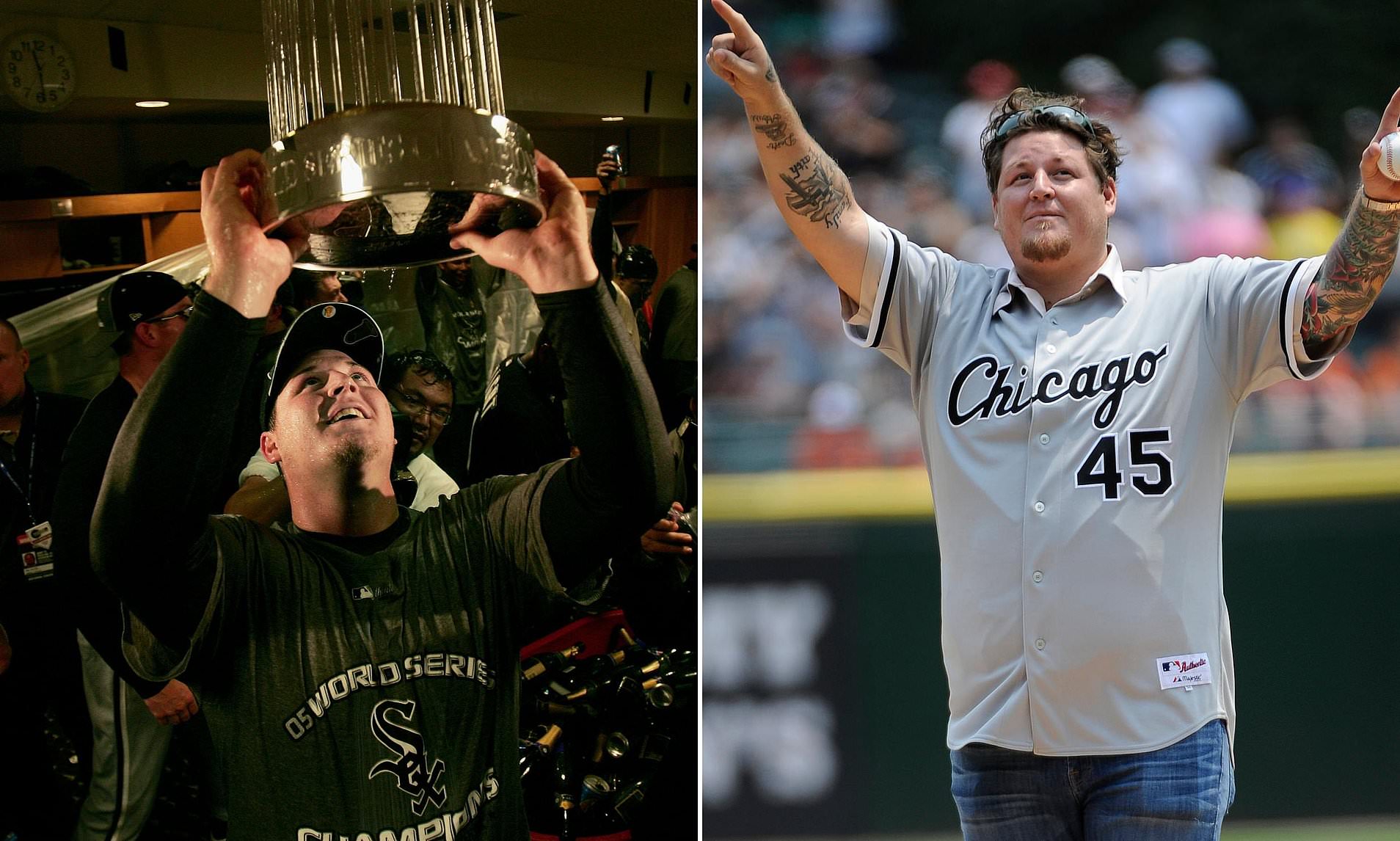 White Sox closer Bobby Jenks, 44, gives emotional interview on his ...