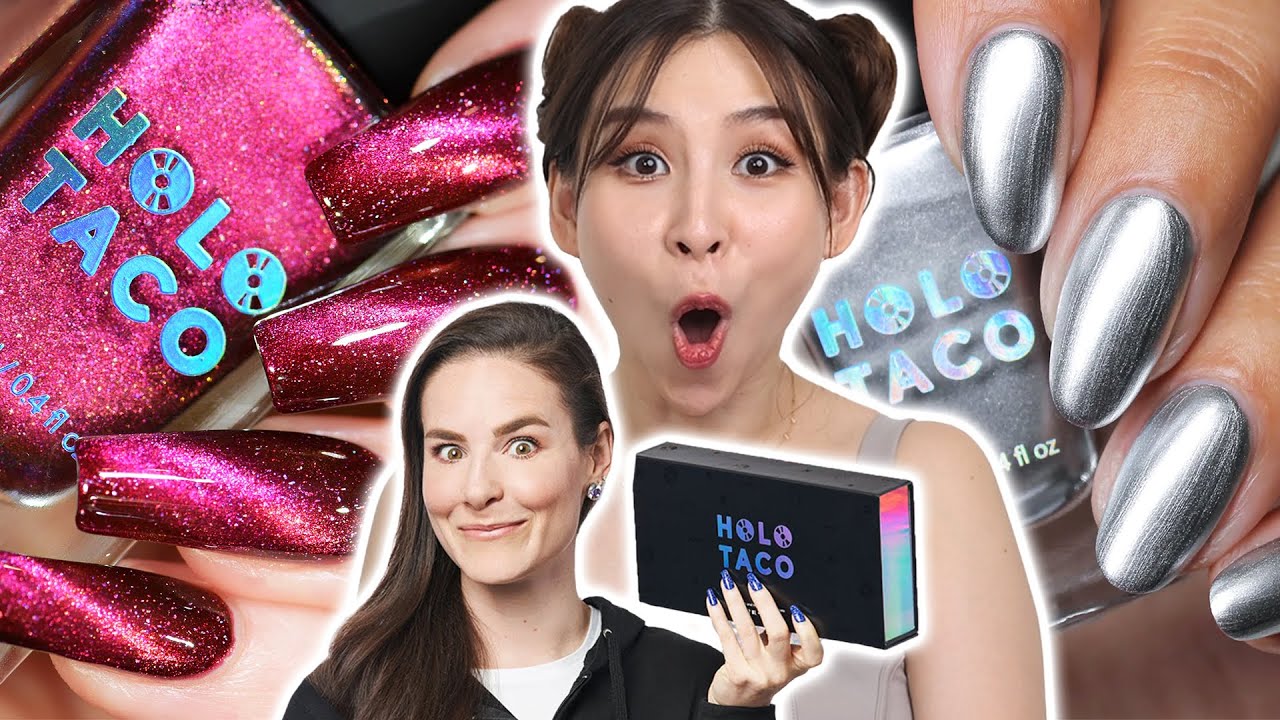 Testing Holo Taco Nail Polish by Simply Nailogical 🌈