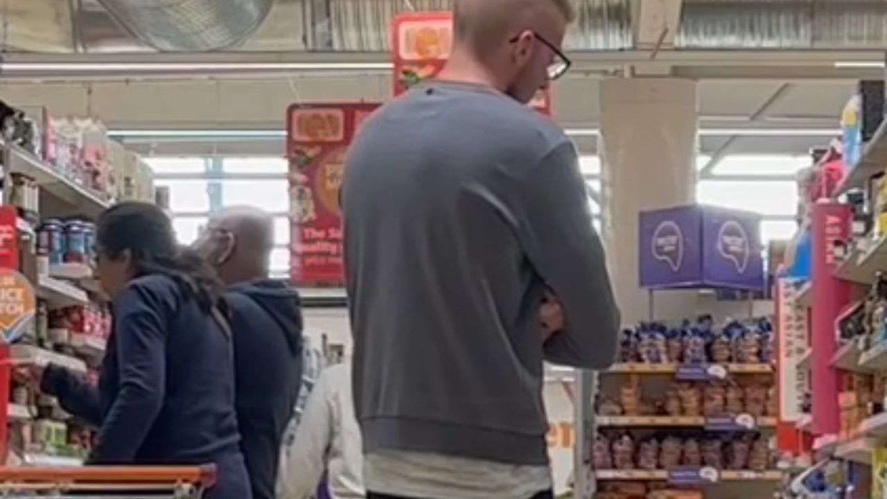 Man runs for his life after a boy pulls 'Fart Prank' in a store