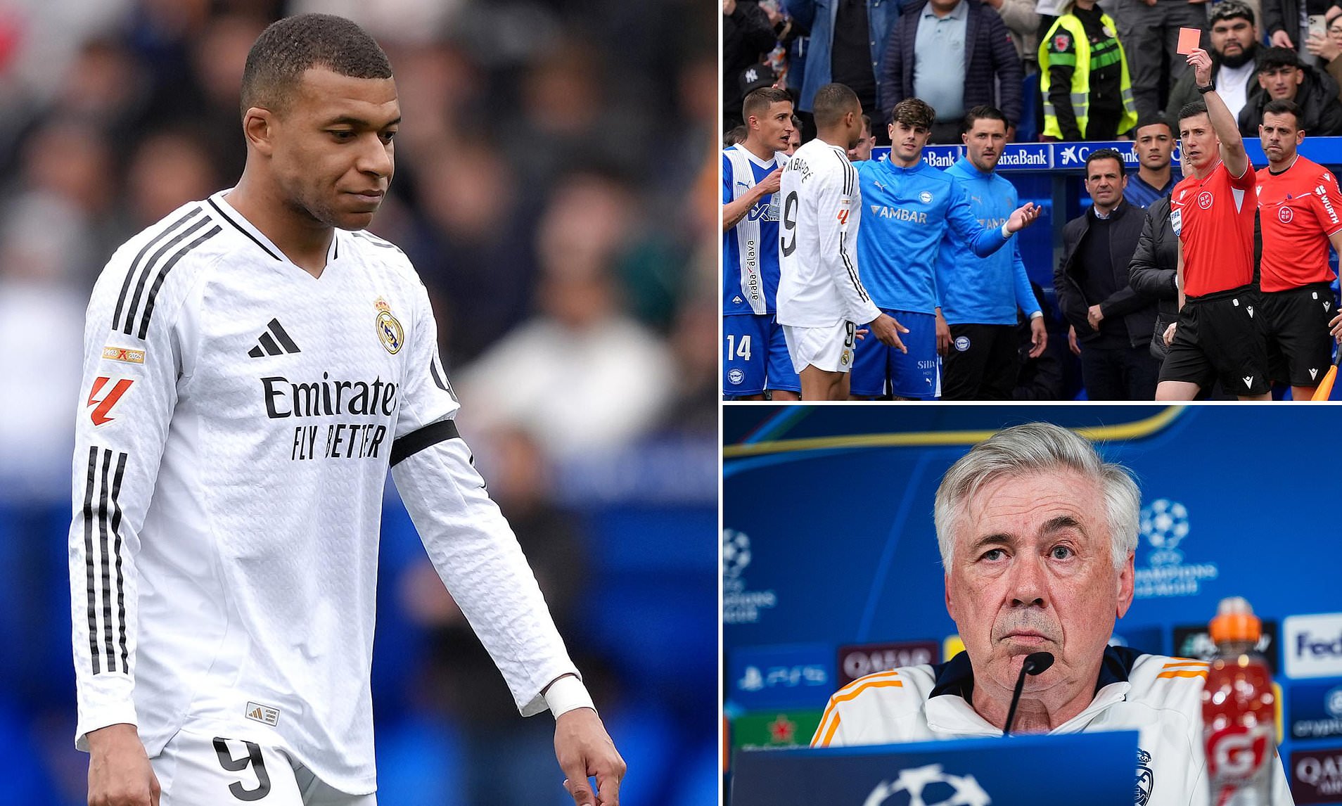 Kylian Mbappe learns his fate after straight red in LaLiga clash amid ...
