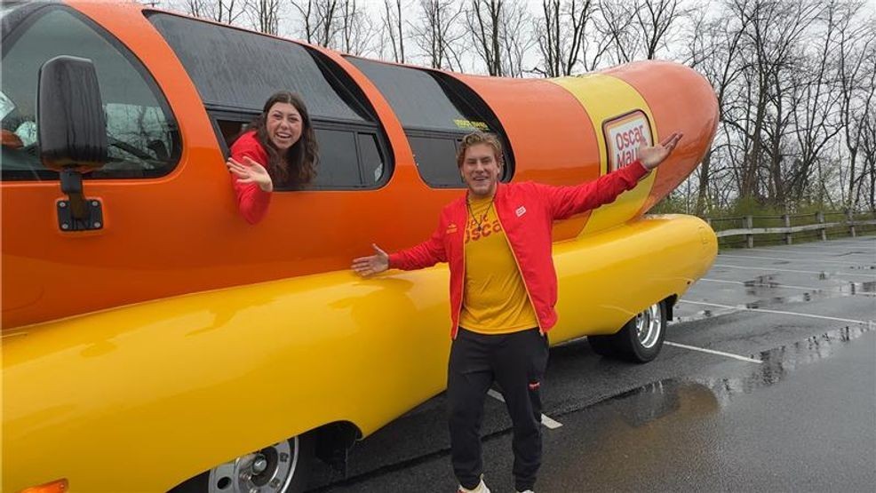 Inside the Oscar Mayer Wienermobile with Hotdoggers Sarahkraut and ...