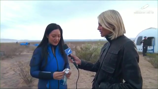 Research scientist Amanda Nguyen after successful Blue Origin flight to ...
