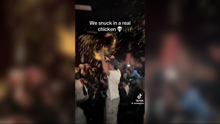 'A Minecraft Movie' social media trend leaves movie theaters a mess ...