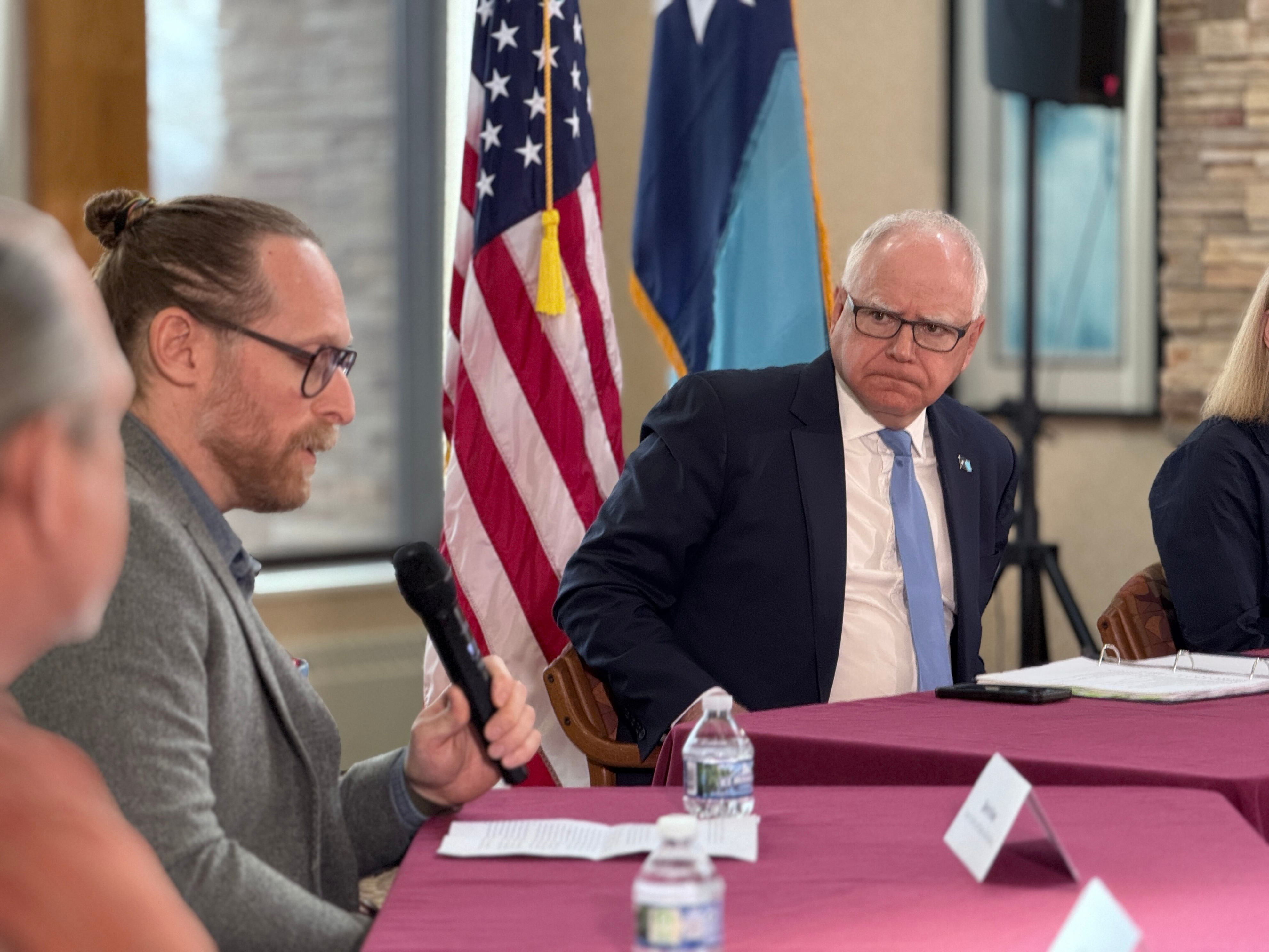 Walz, Morrison hold roundtable discussion to disavow possible Medicaid cuts
