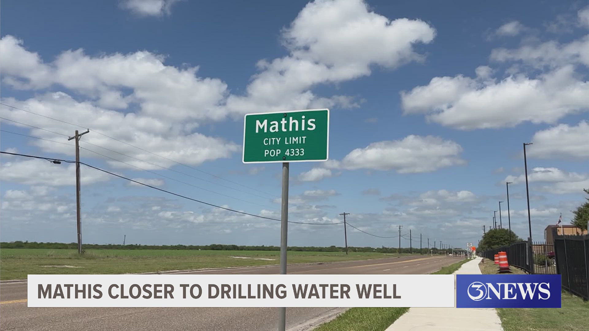 Mathis is closer to drilling a water well