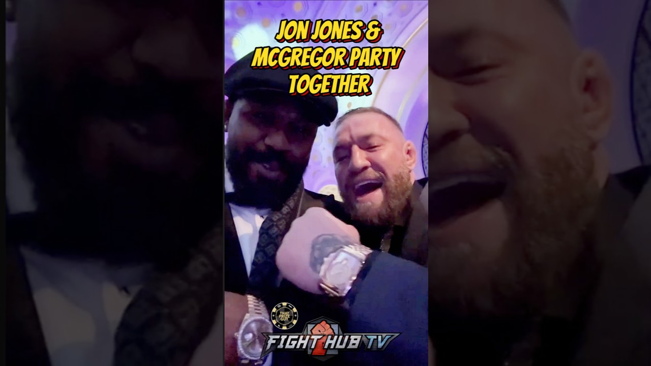 Conor McGregor & Jon Jones party at Trump's inauguration!