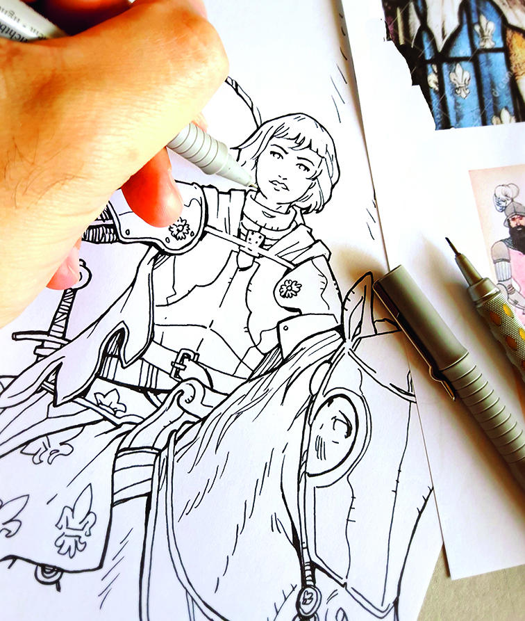 Inspirational advice for creating retro board game art