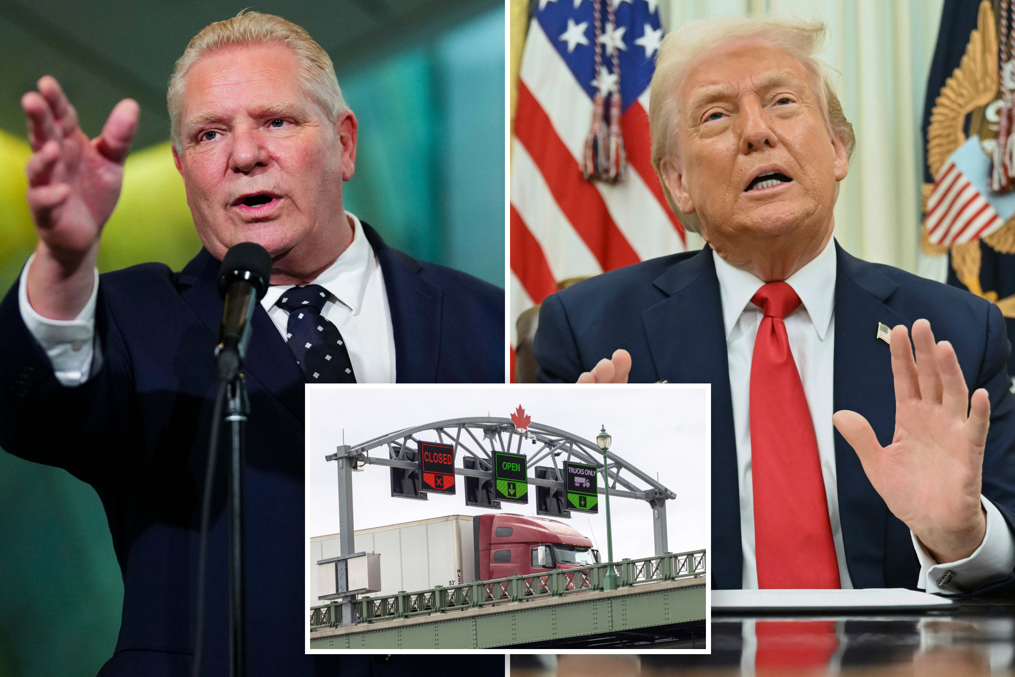 Canadian leader Doug Ford proposes eliminating tariffs on US imports ...