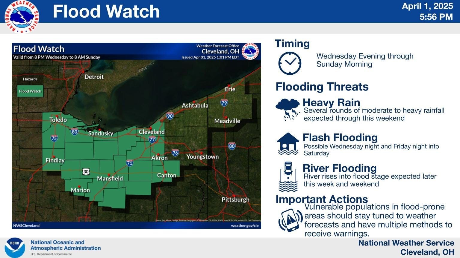 Canton area weather to bring rain, rain and more rain; Stark County to ...