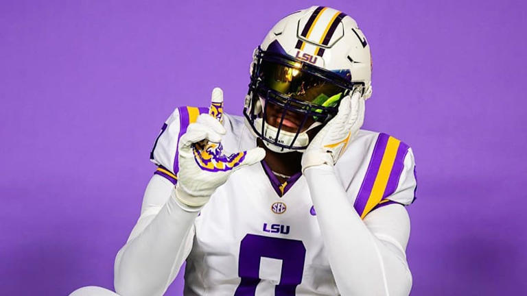LSU Football Defensive Lineman Has Brian Kelly's Attention During ...