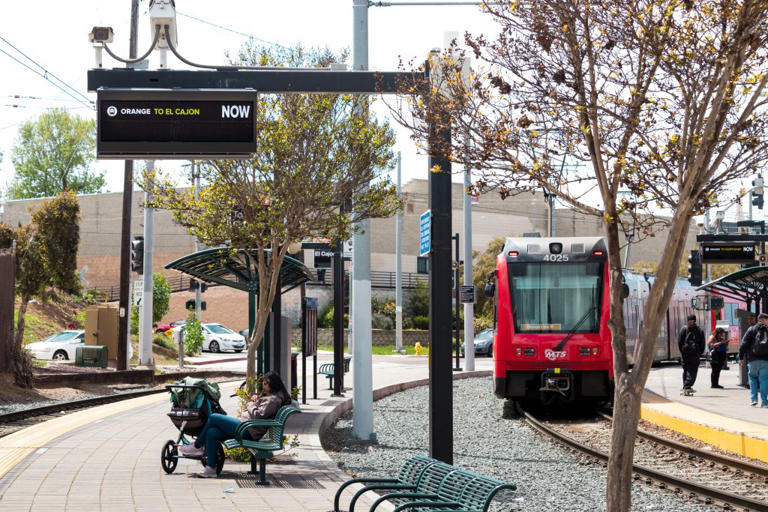 San Diego MTS upgrades Orange Line Trolley Corridor with new station ...